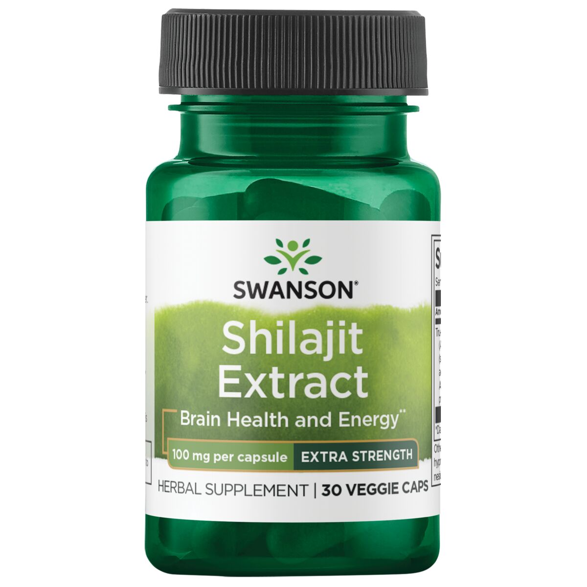 Swanson Shilajit Extract - Extra Strength 100 mg - 30 Veg Caps – DS ...